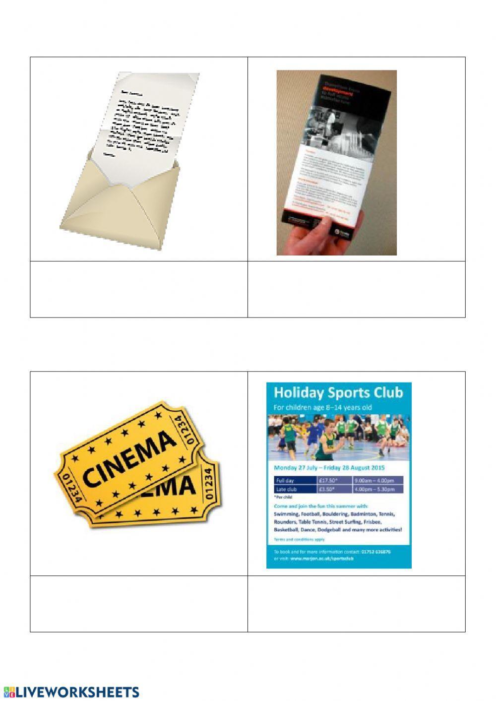 Text types | Free Interactive Worksheets | 130865