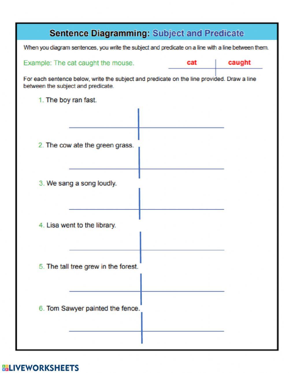 Extra Sentence Diagramming WT 270 Online Exercise For Live Worksheets extra-sentence-diagramming-wt-270-online-exercise-for-live-worksheets