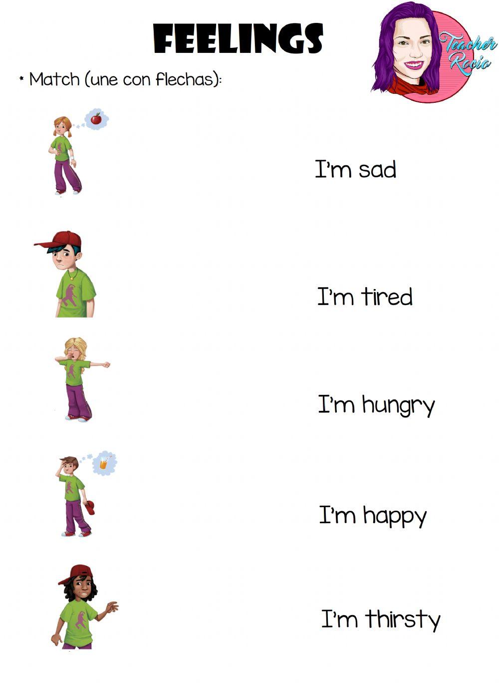 Feelings worksheet | Live Worksheets