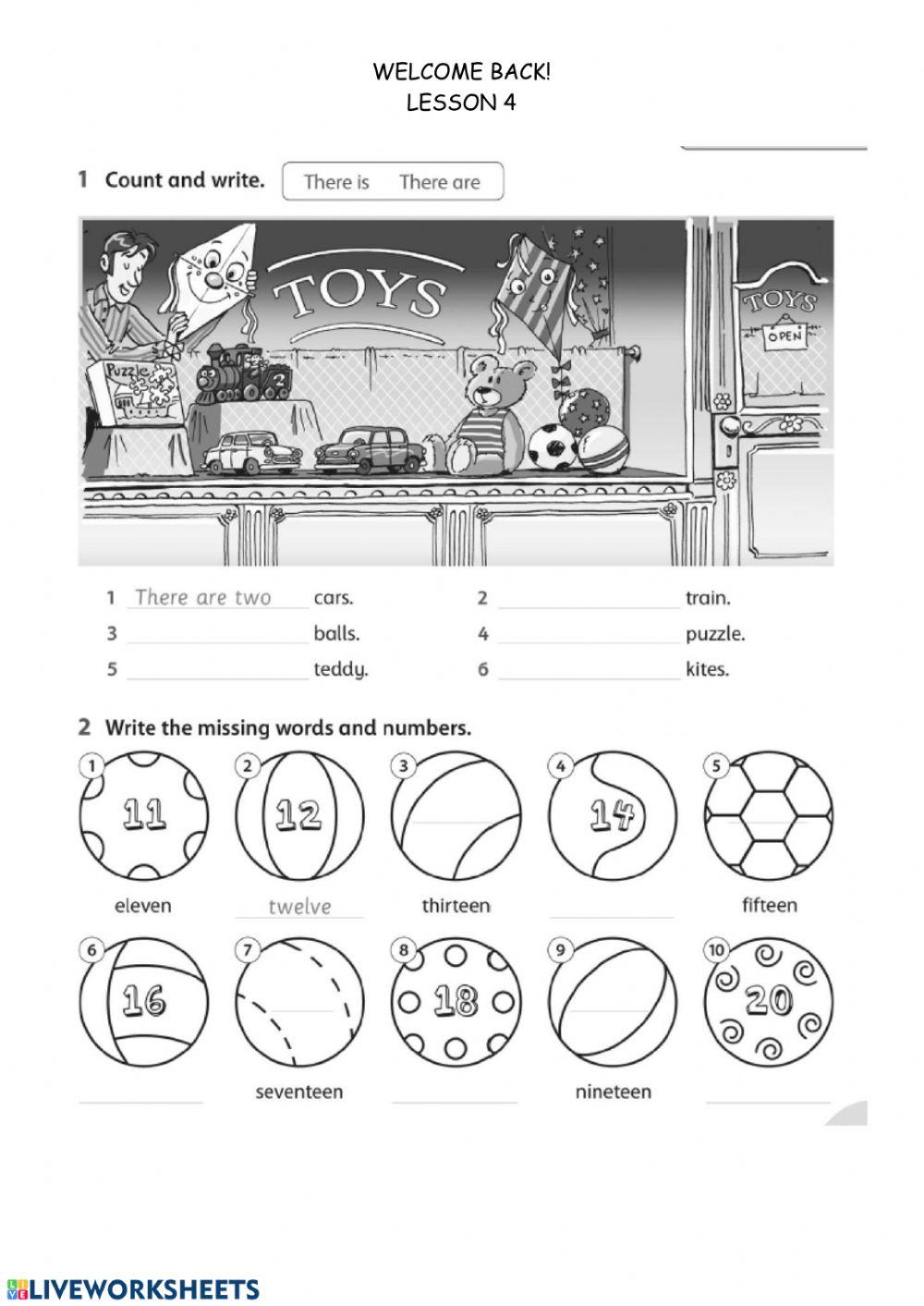 UPPER ELEMENTARY D - WELCOME BACK LESSON 4 worksheet | Live Worksheets