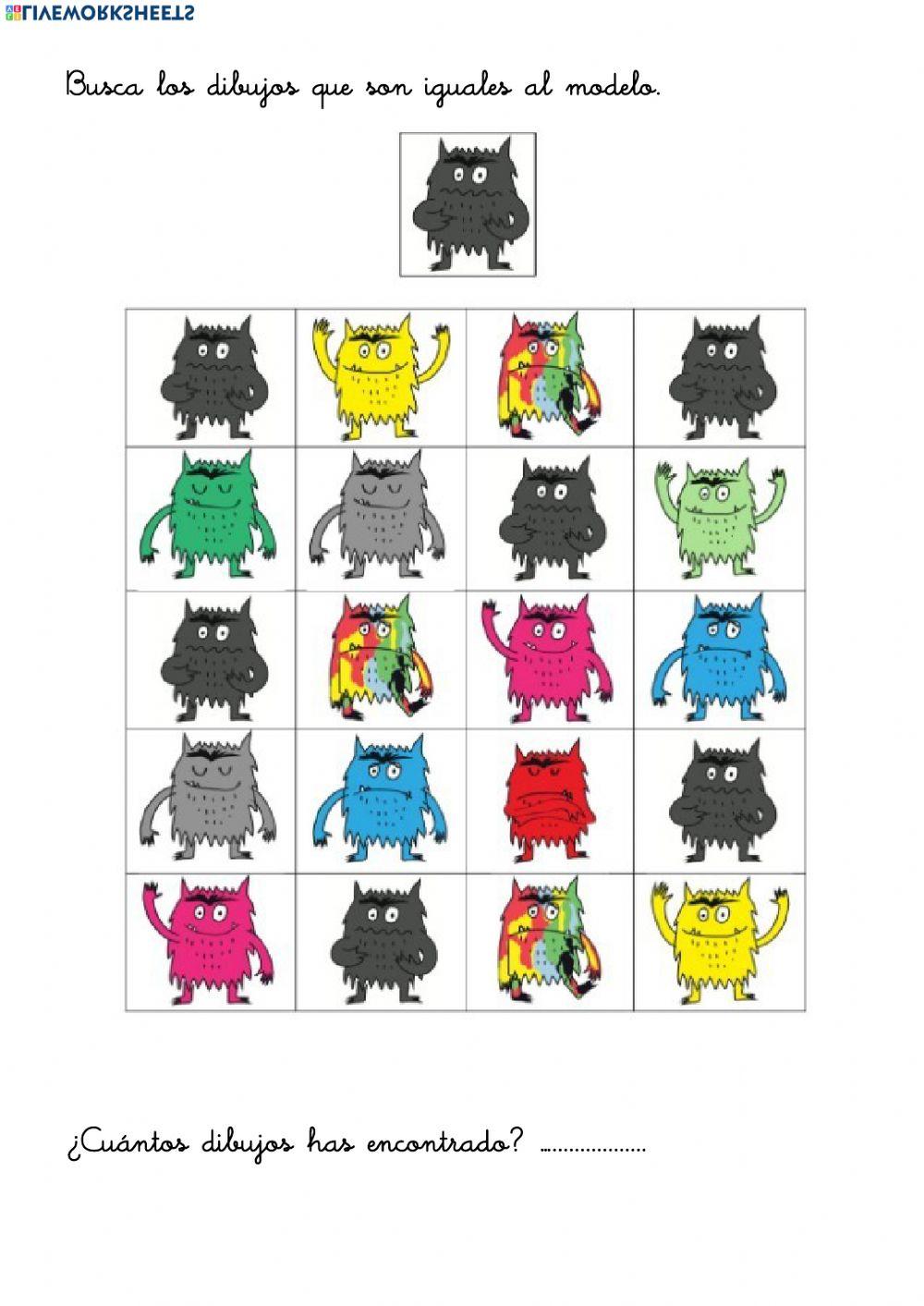 Monstruo De Colores Interactive Activity Live Worksheets