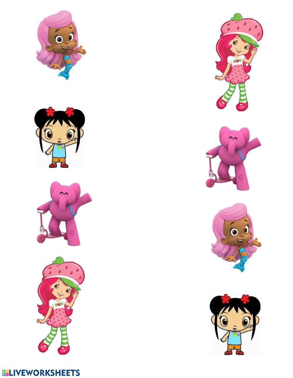 Matching online pdf exercise | Live Worksheets