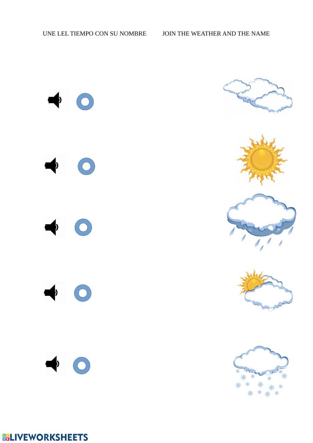 Weather 3 interactive worksheet | Live Worksheets