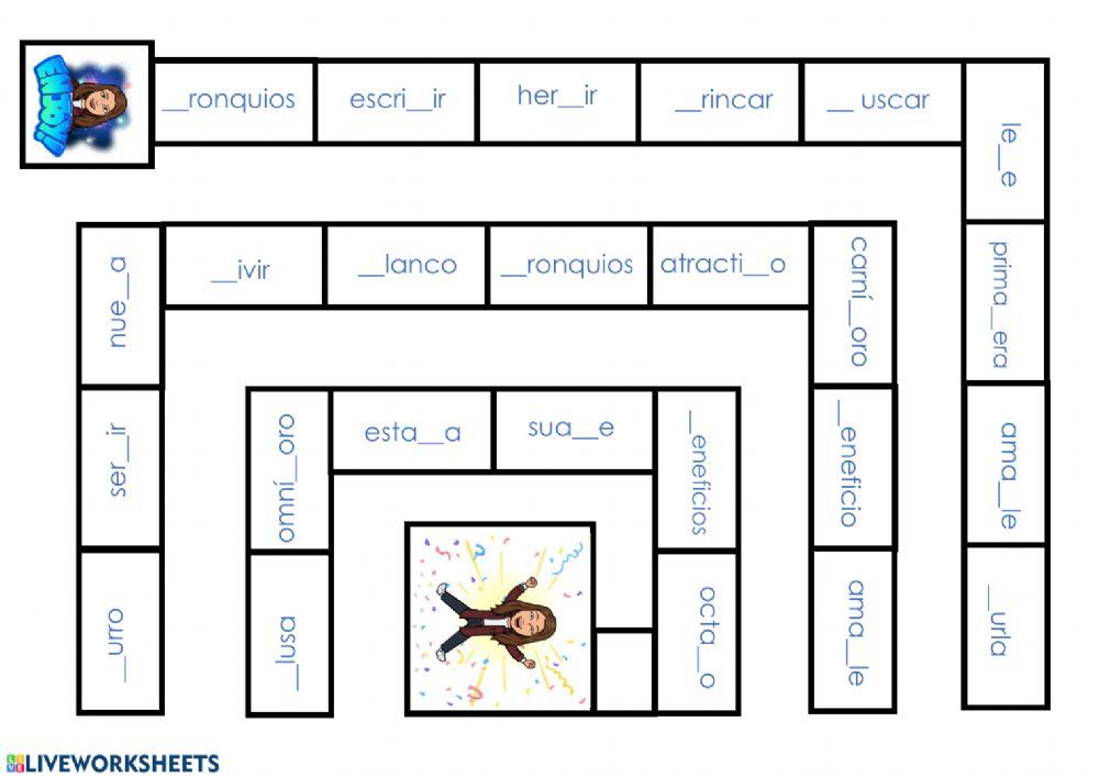 Oca de la b y v | Free Interactive Worksheets | 133853