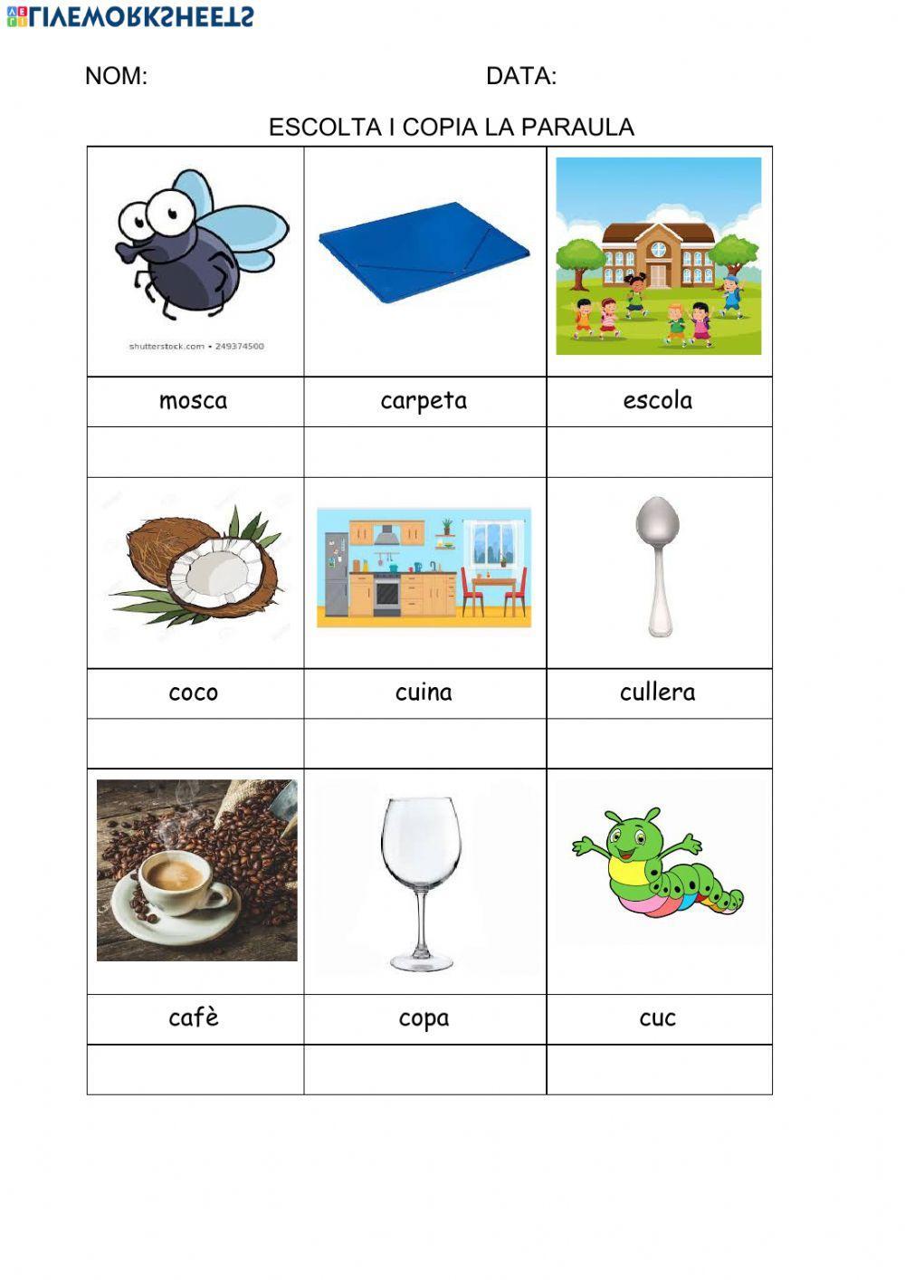 CA,CO,CU 1 worksheet | Live Worksheets