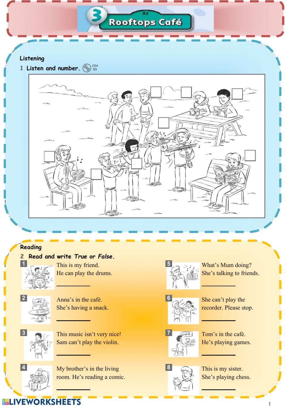 ROOFTOPS 3 UNIT 3 online exercise for | Live Worksheets