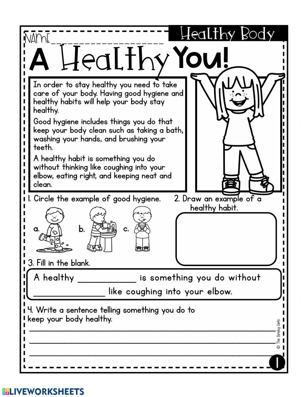 Good hygiene online exercise for | Live Worksheets