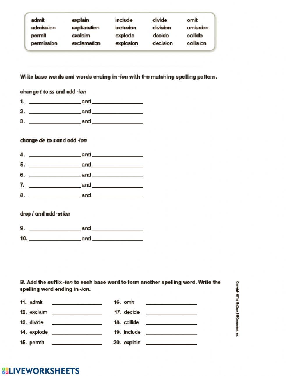Phonics online pdf exercise | Live Worksheets
