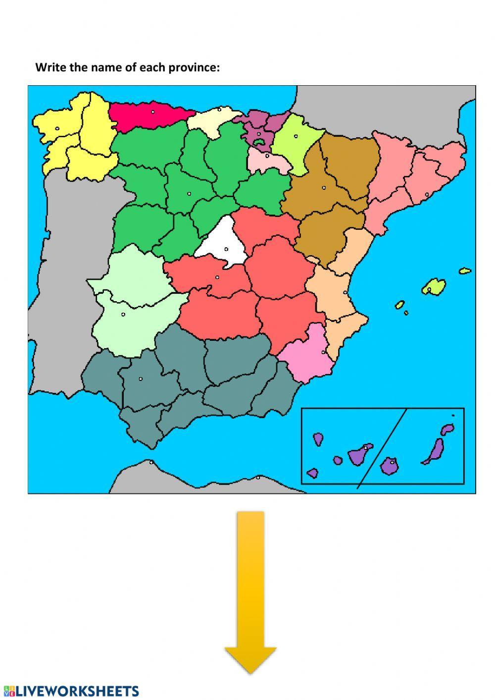 Provinces Of Espana