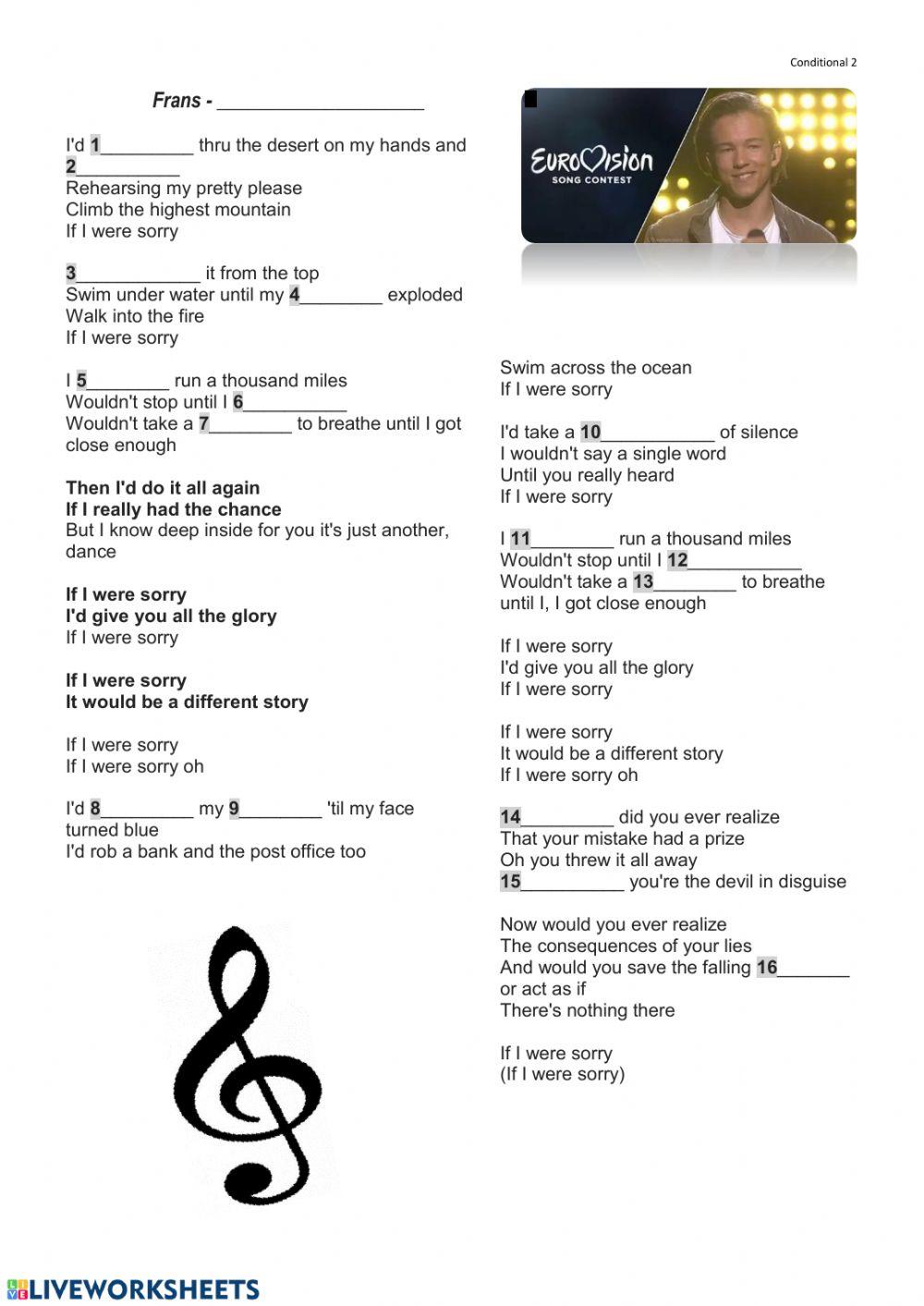 Conditional 2 interactive worksheet | Live Worksheets