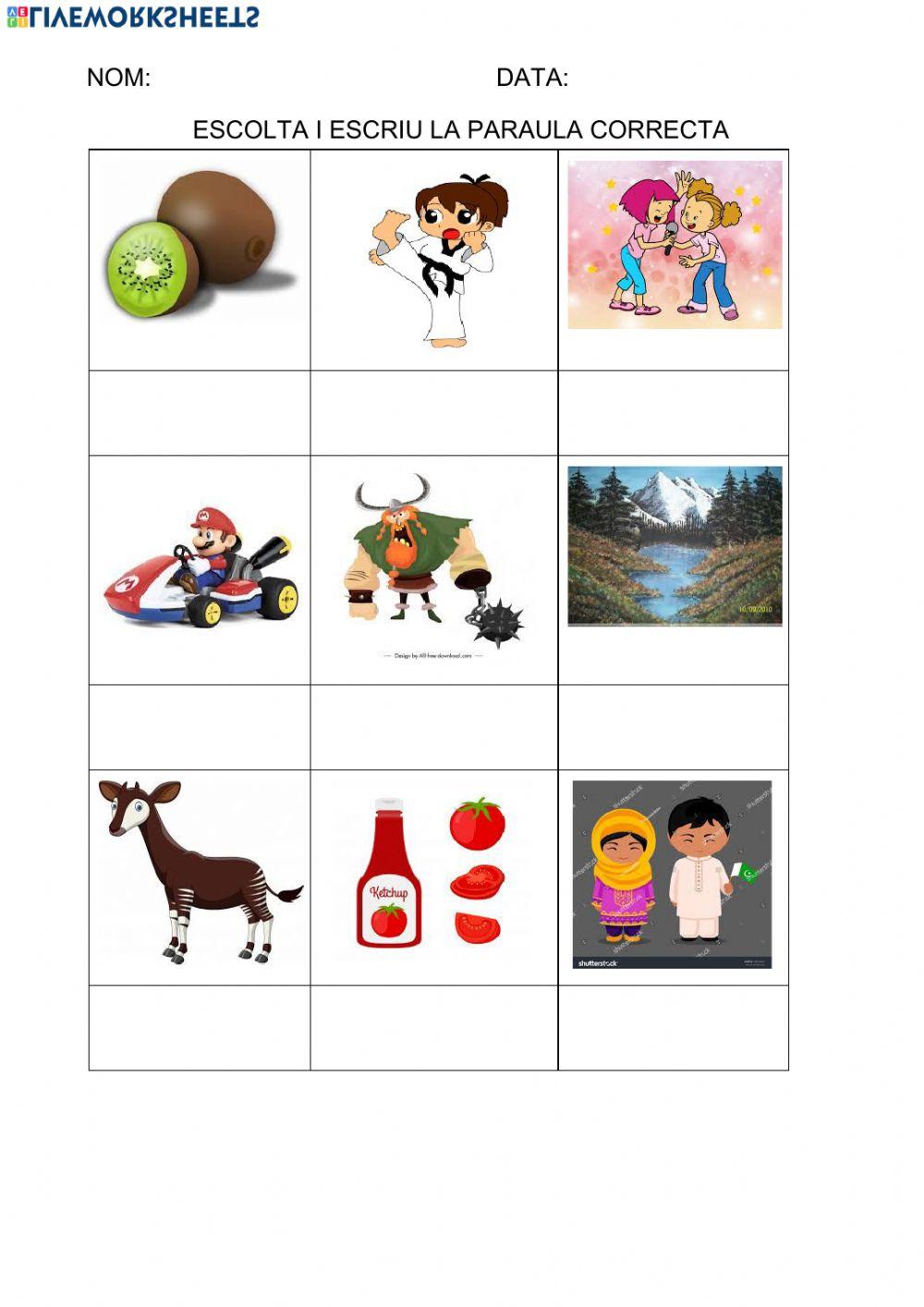 K 4 worksheet | Live Worksheets