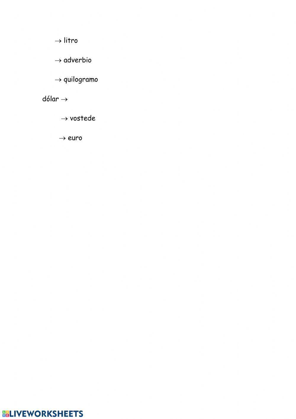 As siglas e as abreviaturas worksheet | Live Worksheets