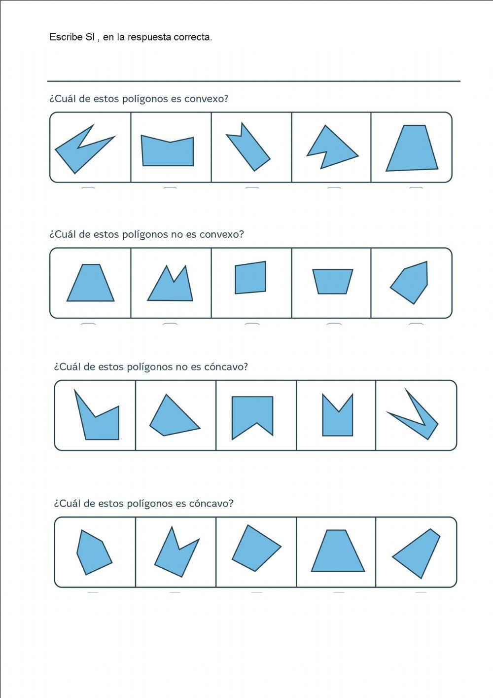 CÓNCAVO Y CONVEXO. online exercise for | Live Worksheets