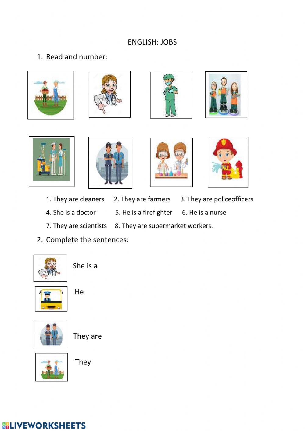 Jobs 2 139062 | anabelenmz | Live Worksheets