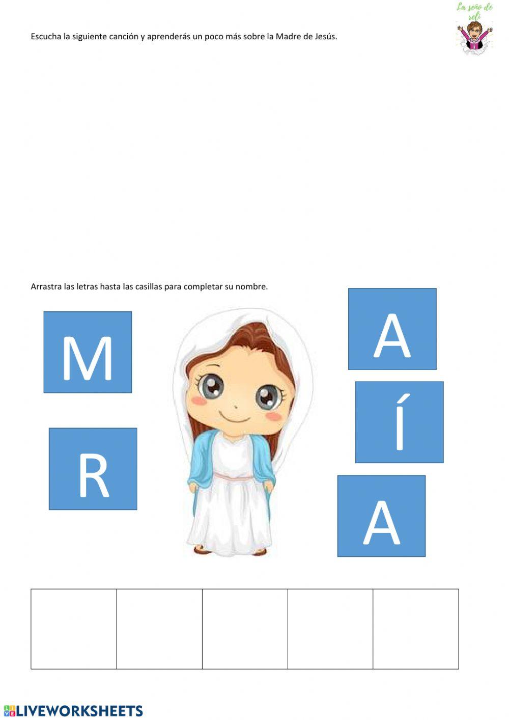 María 1 online exercise for | Live Worksheets