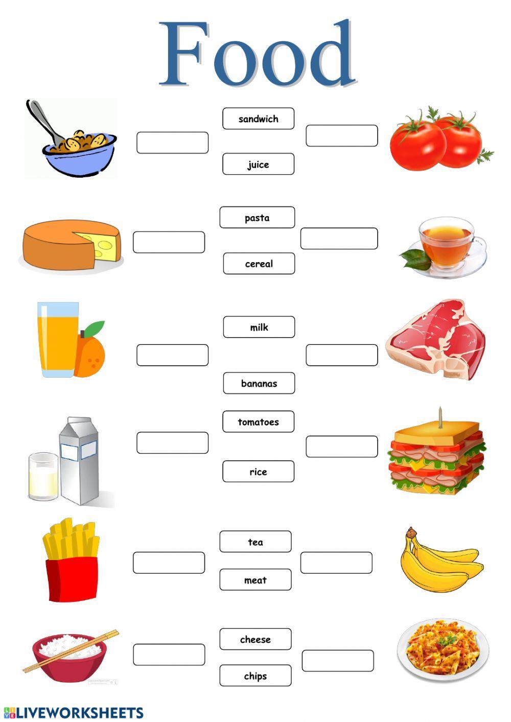 Food Smart juni… | Free Interactive Worksheets | 80731