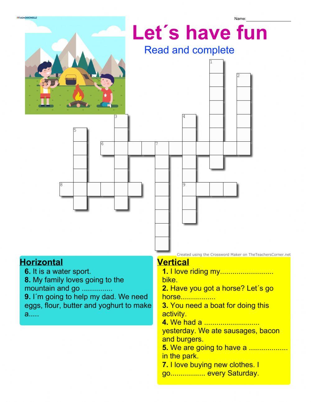 Activities interactive activity | Live Worksheets