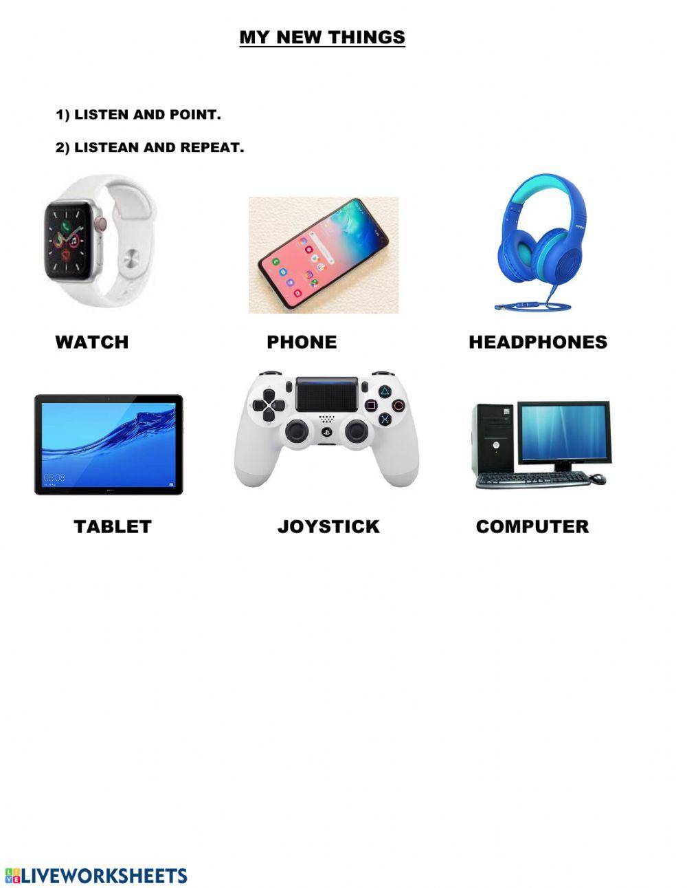 MY NEW THINGS | NADIAEF | Live Worksheets