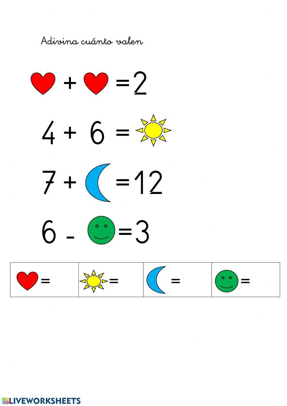 Enigma matemáticas worksheet | Live Worksheets