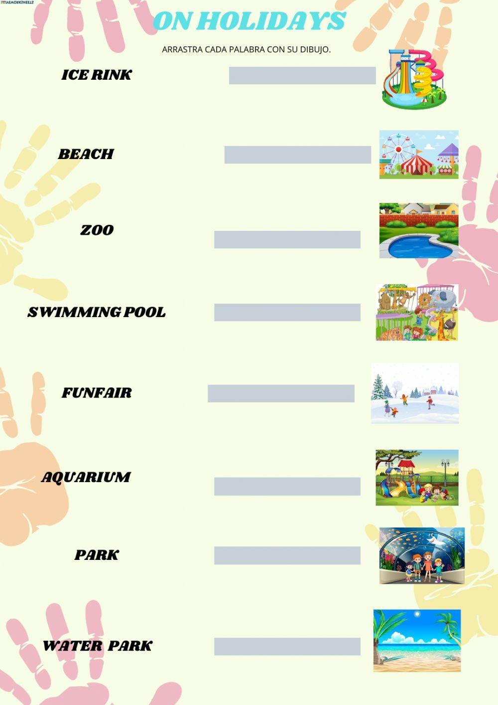 On holidays activity | Live Worksheets