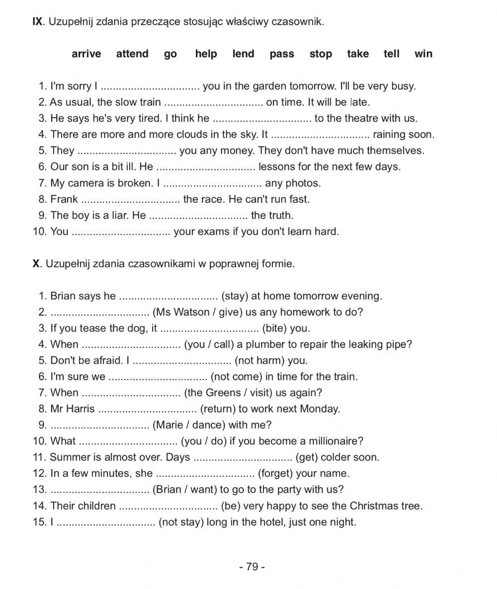 future simple -… | Free Interactive Worksheets | 5442734