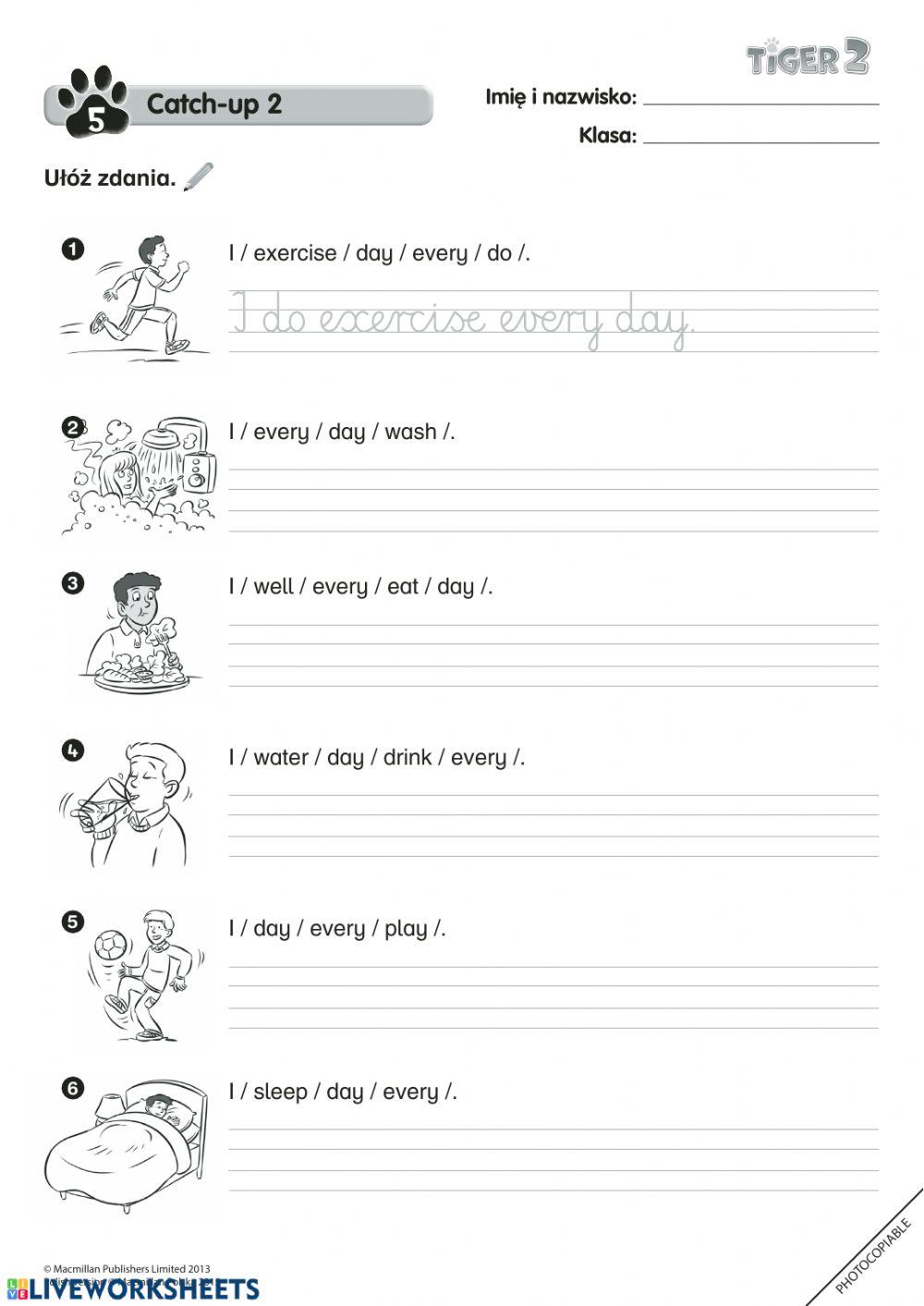 Tiger 2 - unit 5 online exercise for | Live Worksheets