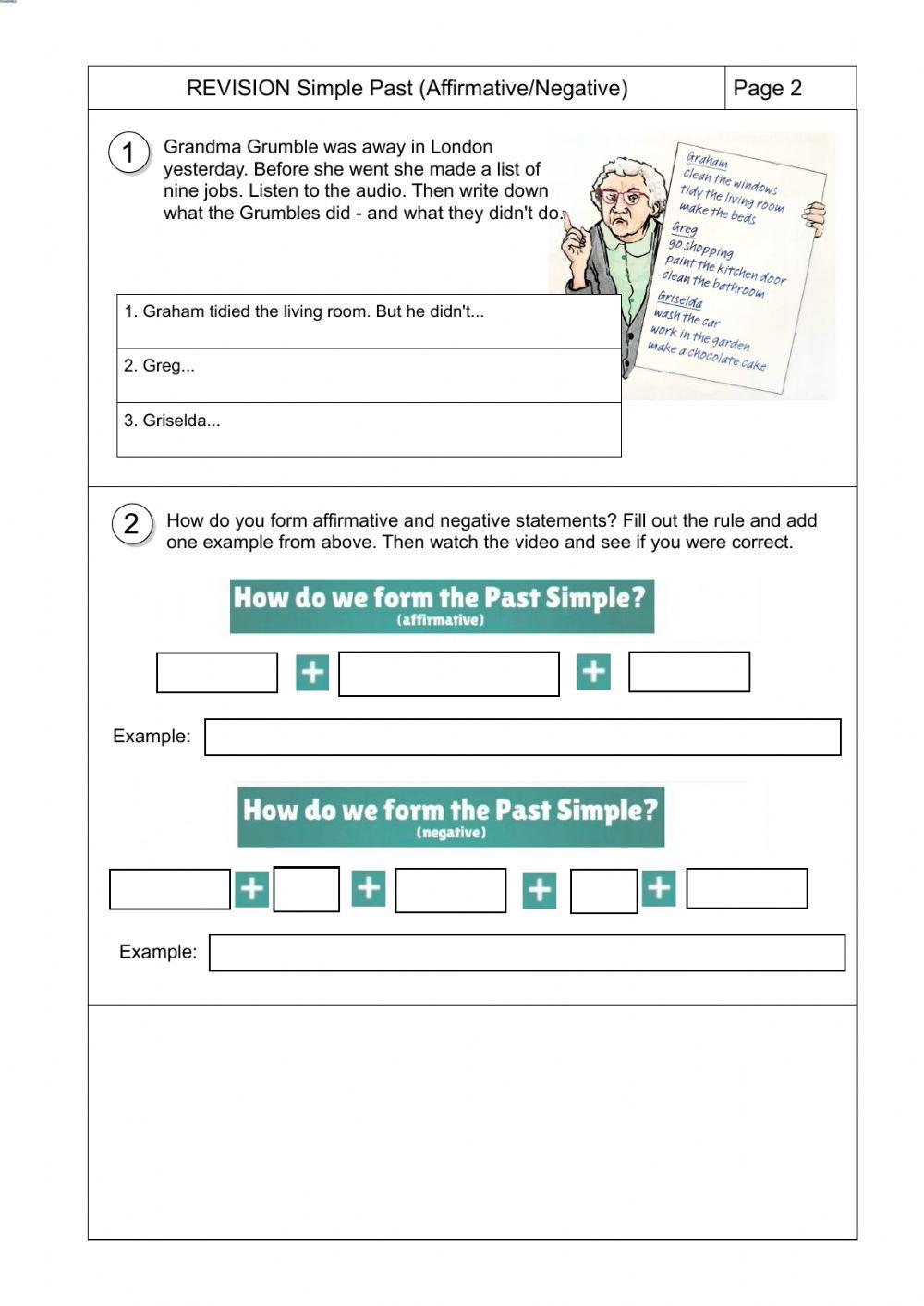 Positive negative statements worksheet | Live Worksheets