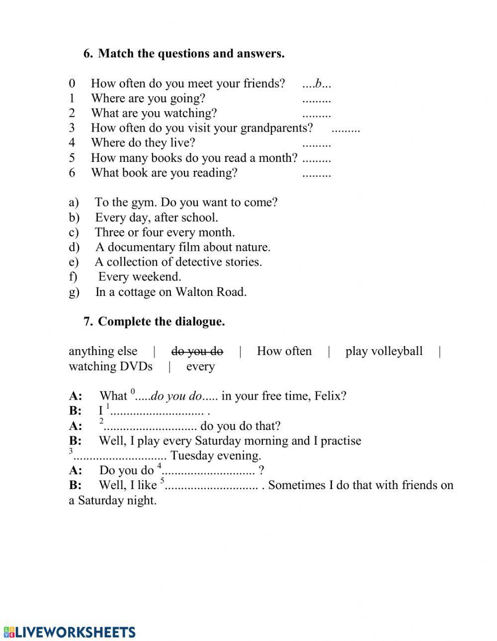 Unit Test worksheet | Live Worksheets
