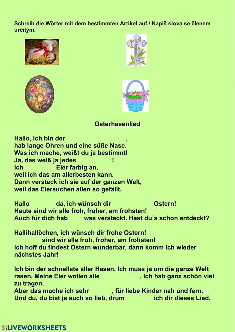 Ostern online exercise for | Live Worksheets