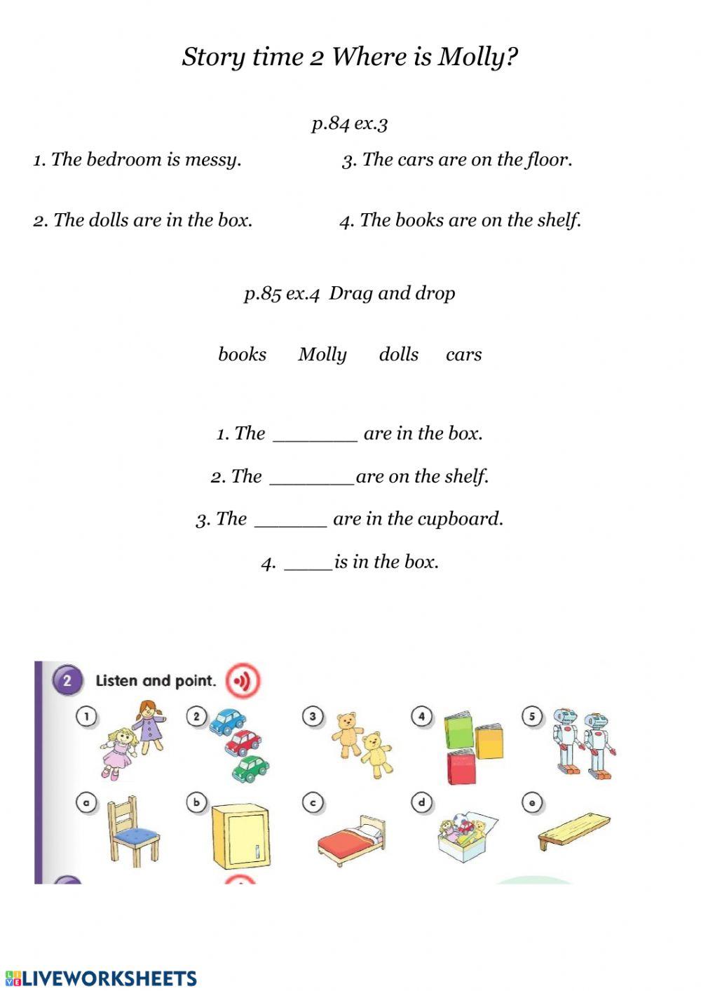 Where's Molly worksheet | Live Worksheets