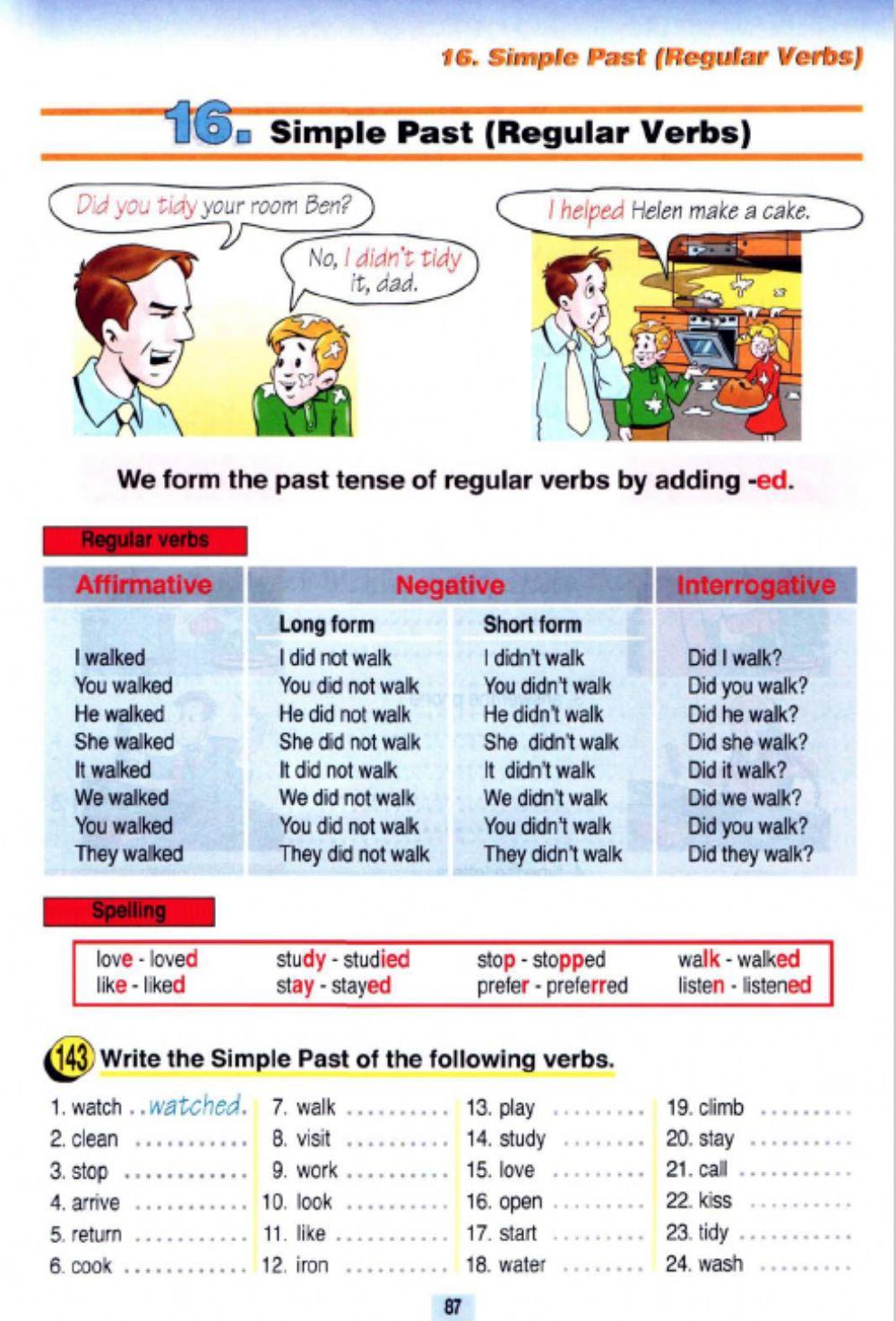 Past Simple online exercise for 4 | Live Worksheets