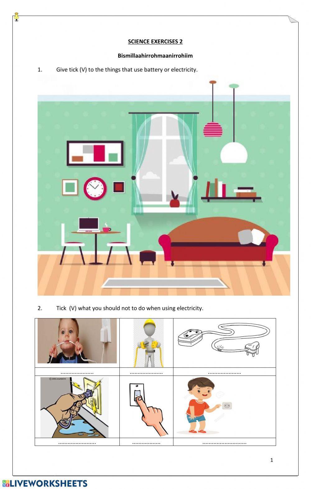 basic electricity worksheet 2