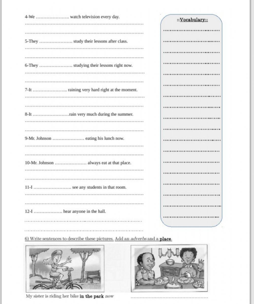 Pag 6-handout-3year worksheet | Live Worksheets