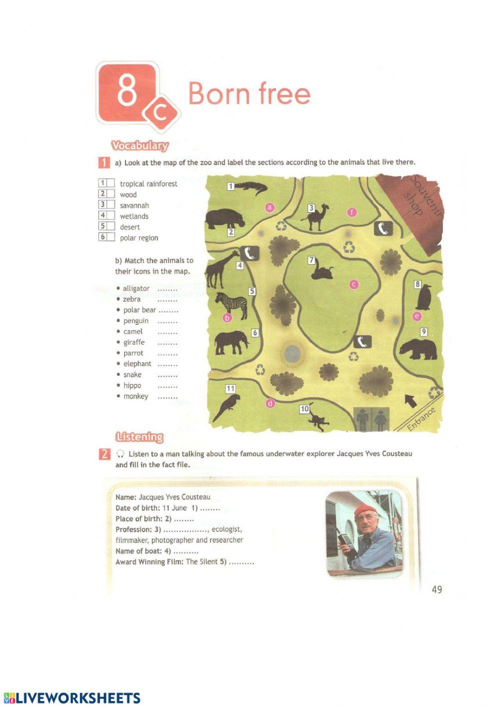 Spotlight 7 Workbook unit 8c hometask worksheet | Live Worksheets