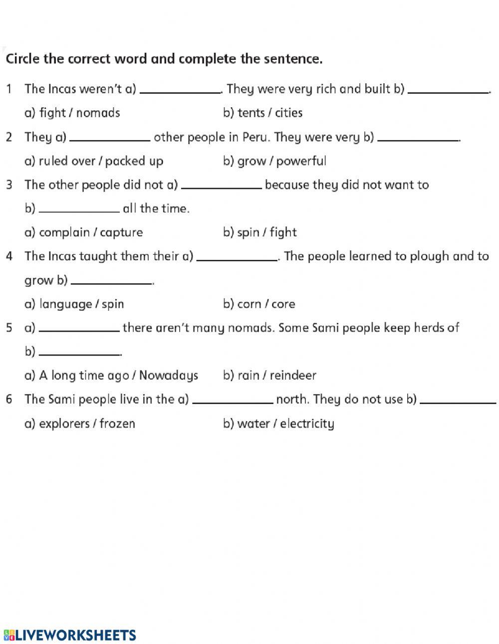 People of the World worksheet | Live Worksheets