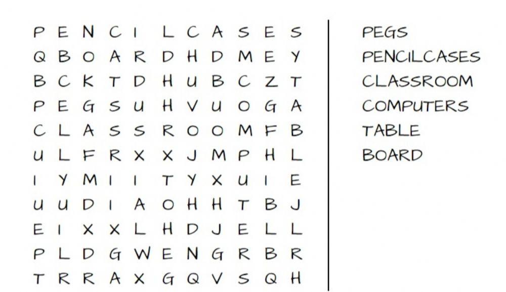 School things interactive exercise | Live Worksheets