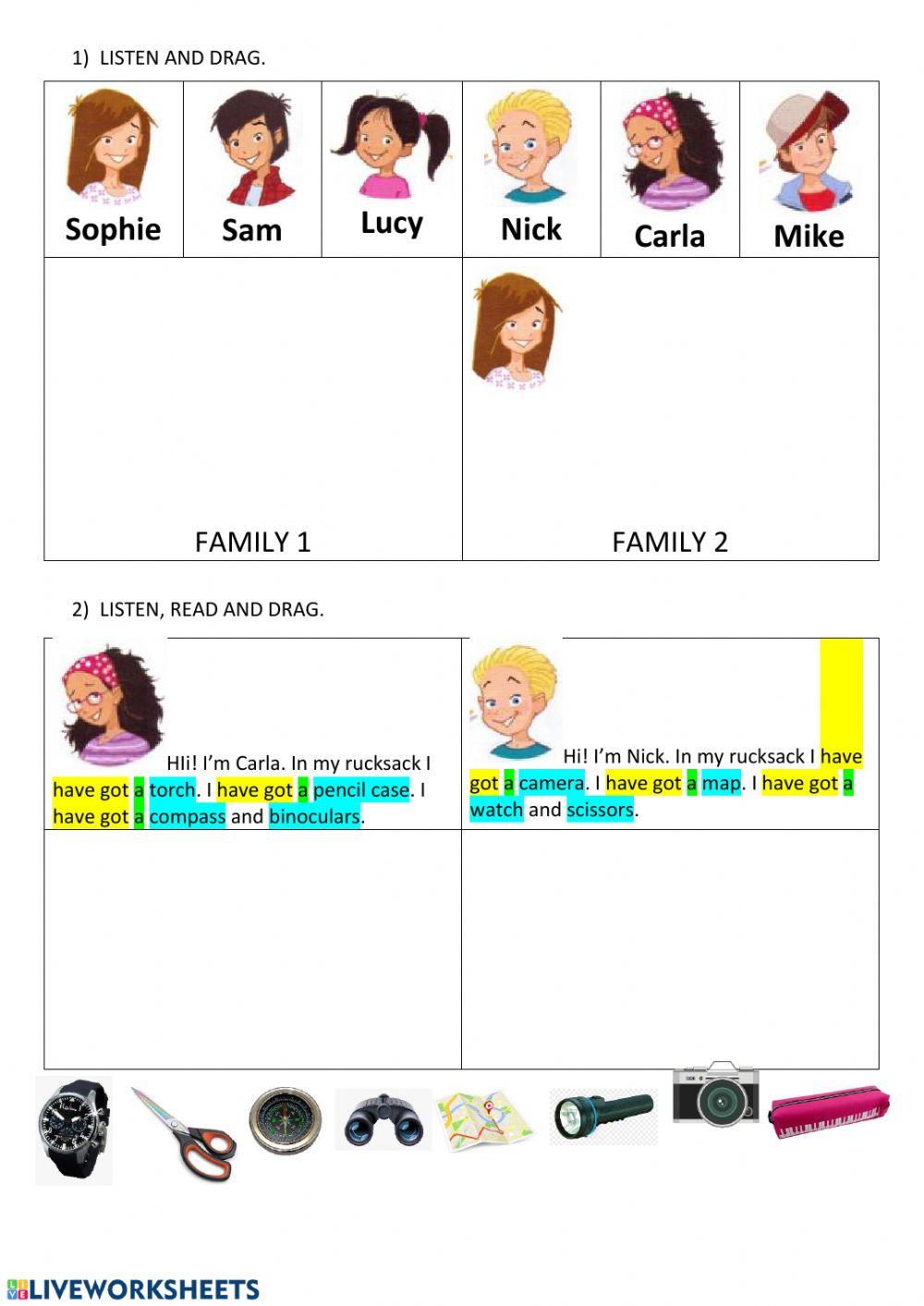 Presentation Characters worksheet | Live Worksheets