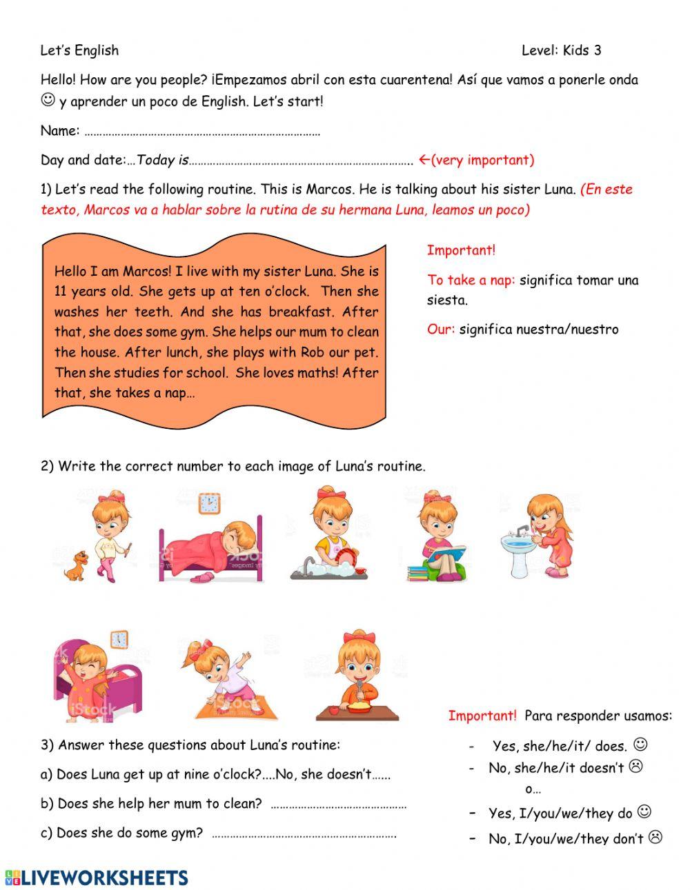 Practical work worksheet | Live Worksheets