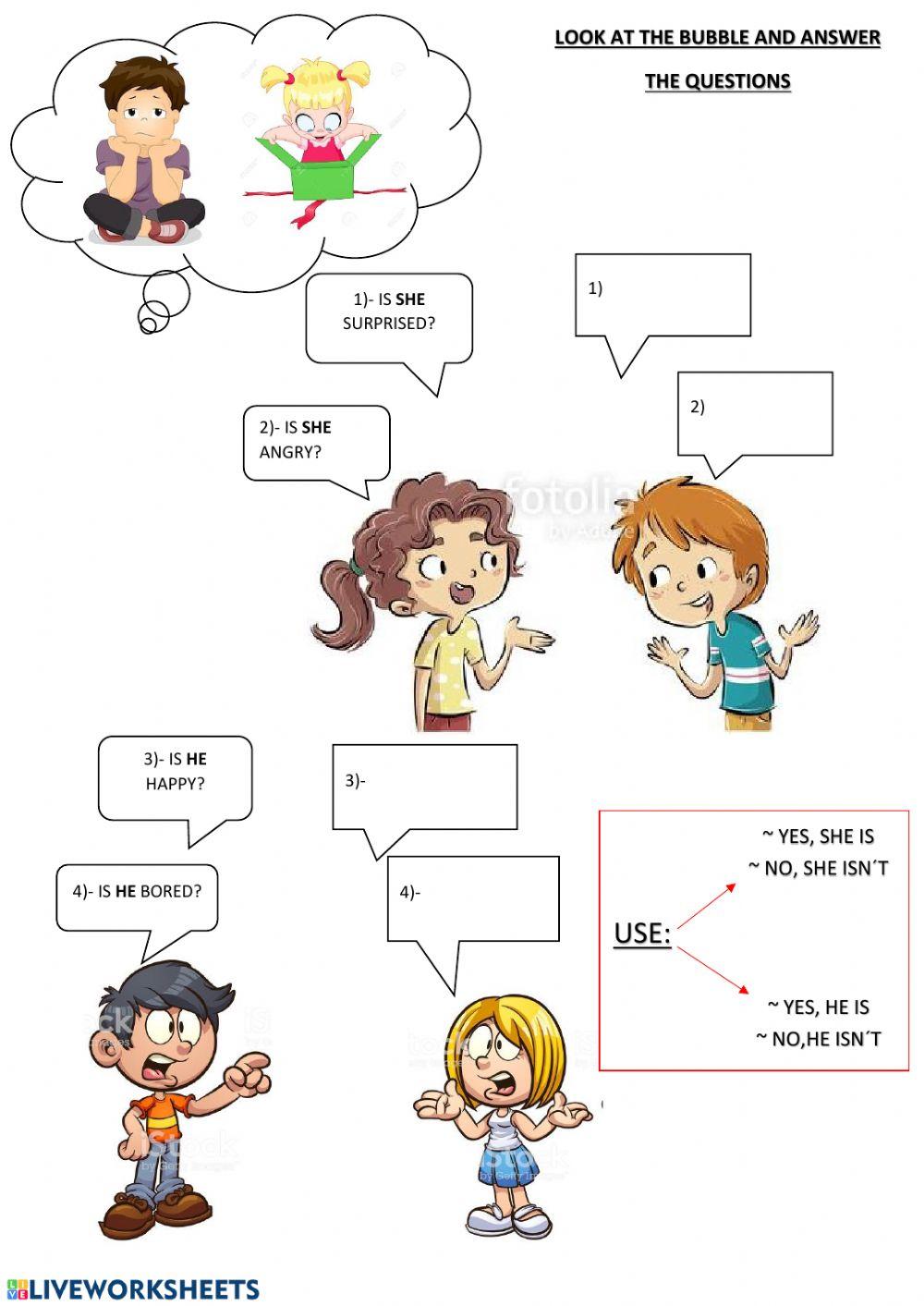 Is he-she...? worksheet | Live Worksheets