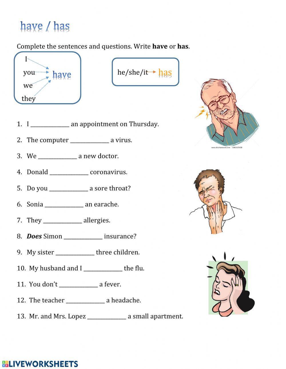 Have Or Has Activity Live Worksheets have-or-has-activity-live-worksheets
