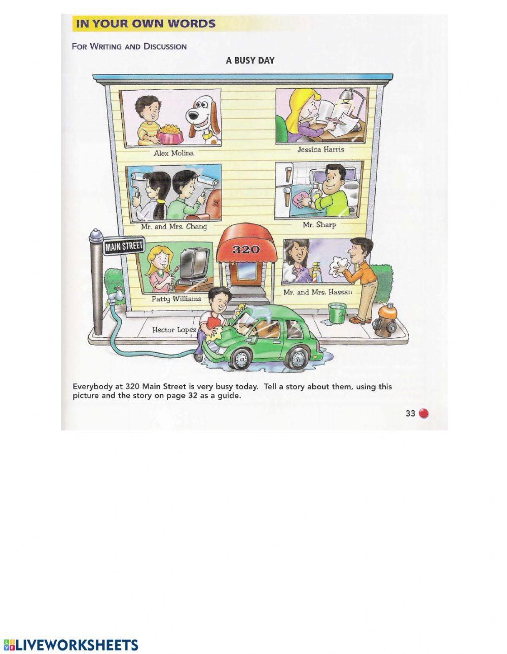 are you busy writing online exercise for | Live Worksheets