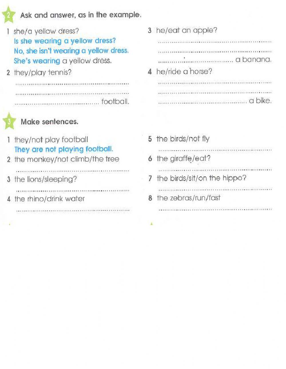 Grammar online exercise for 3 | Live Worksheets