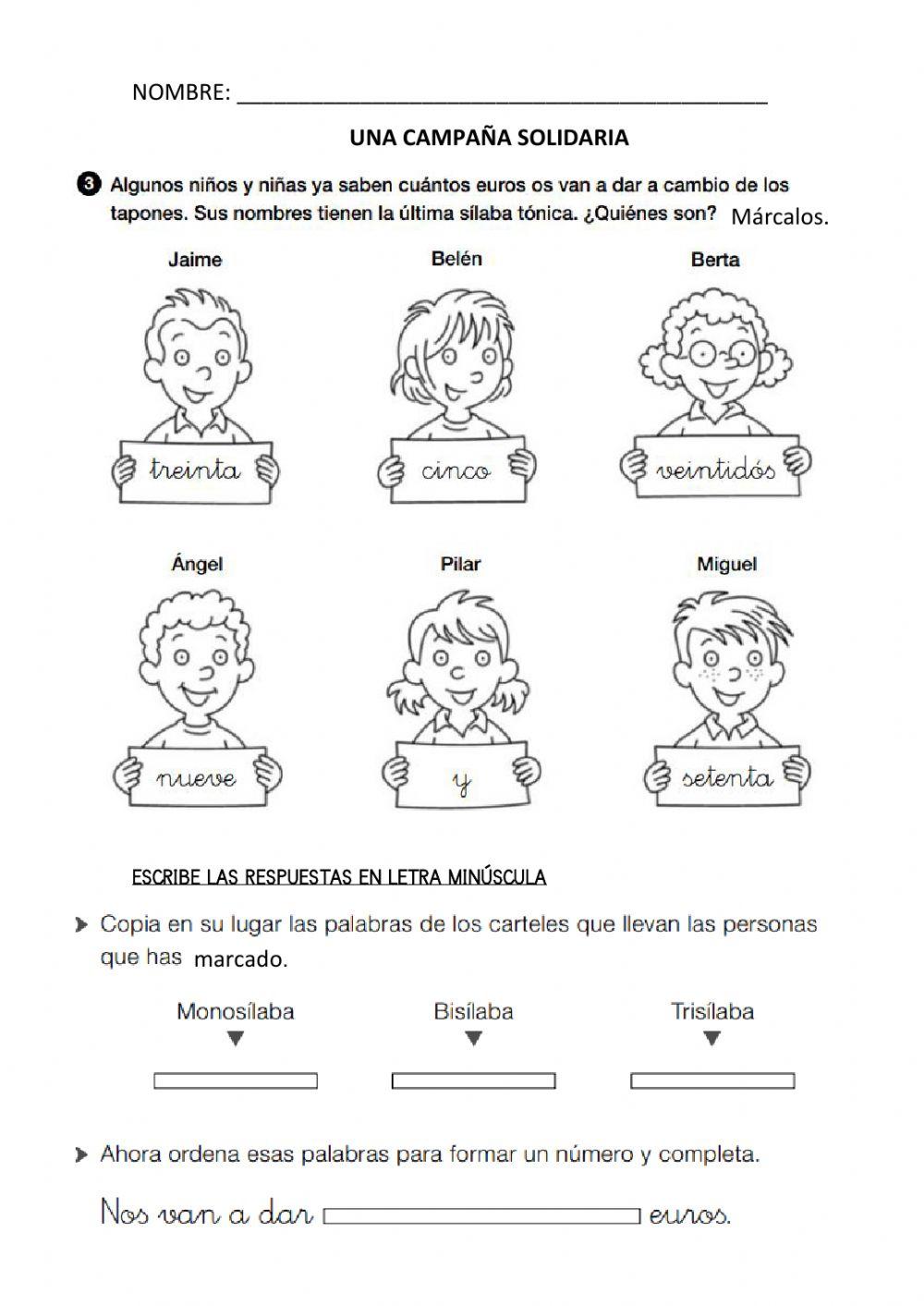 Una campaña sol… | Free Interactive Worksheets | 175377