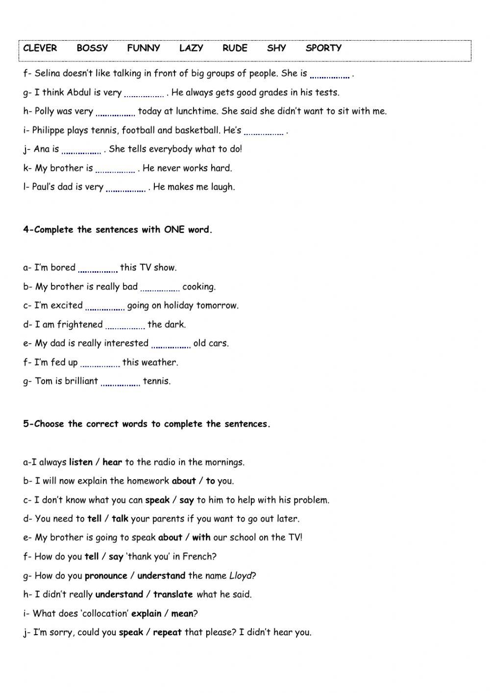 Review free worksheet | Live Worksheets