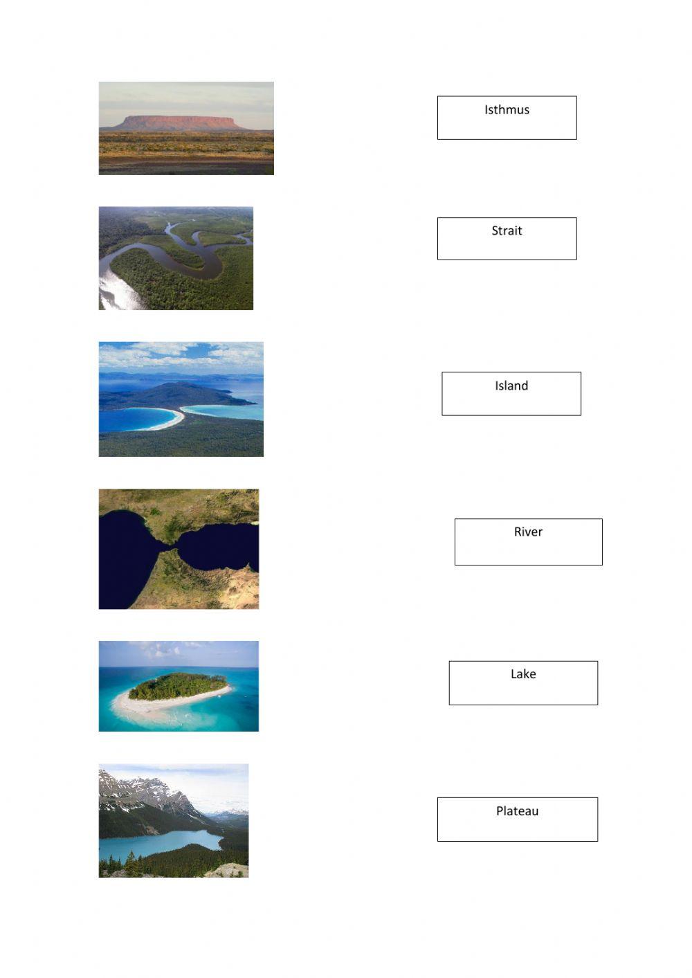 Relief structures 176657 | MISSKIARA | Live Worksheets