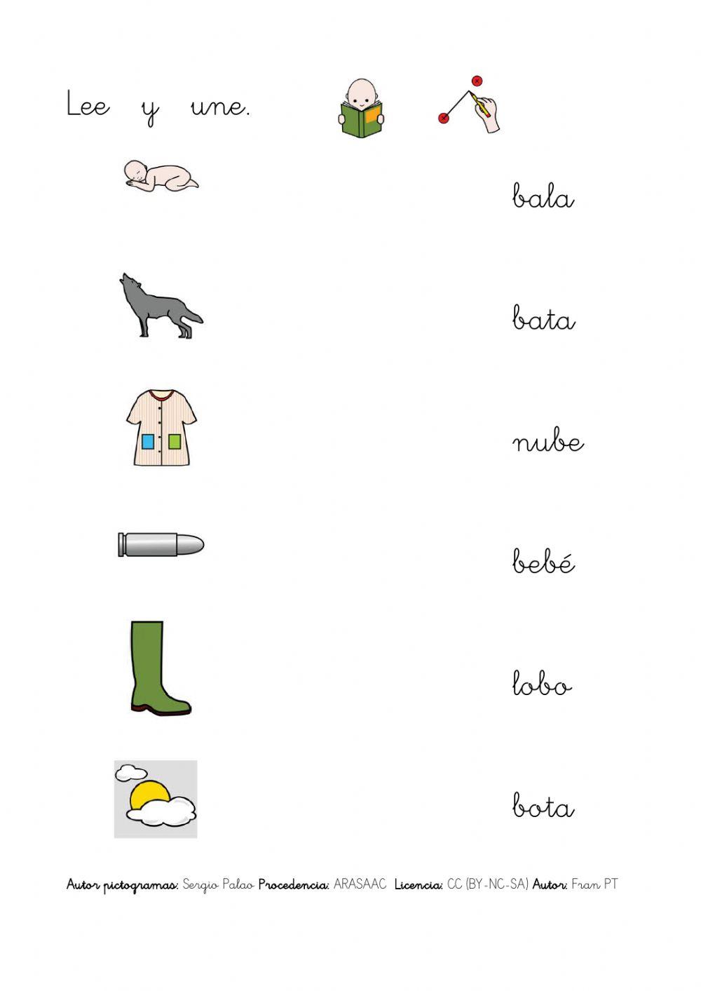 Letra b interactive activity | Live Worksheets