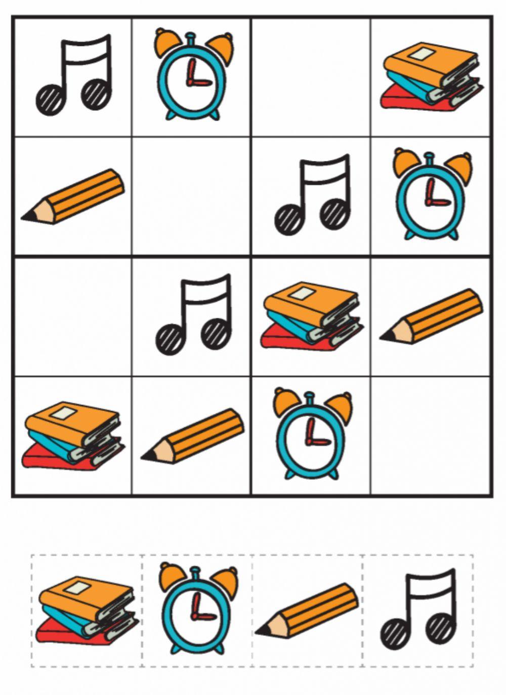 Судоку за деца Interactive Worksheet Live Worksheets