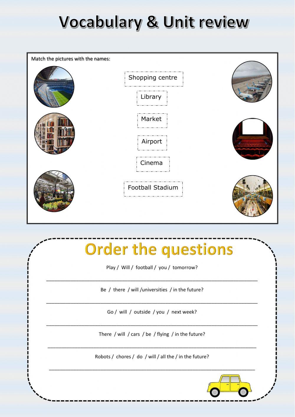 Review 1 exercise | Live Worksheets