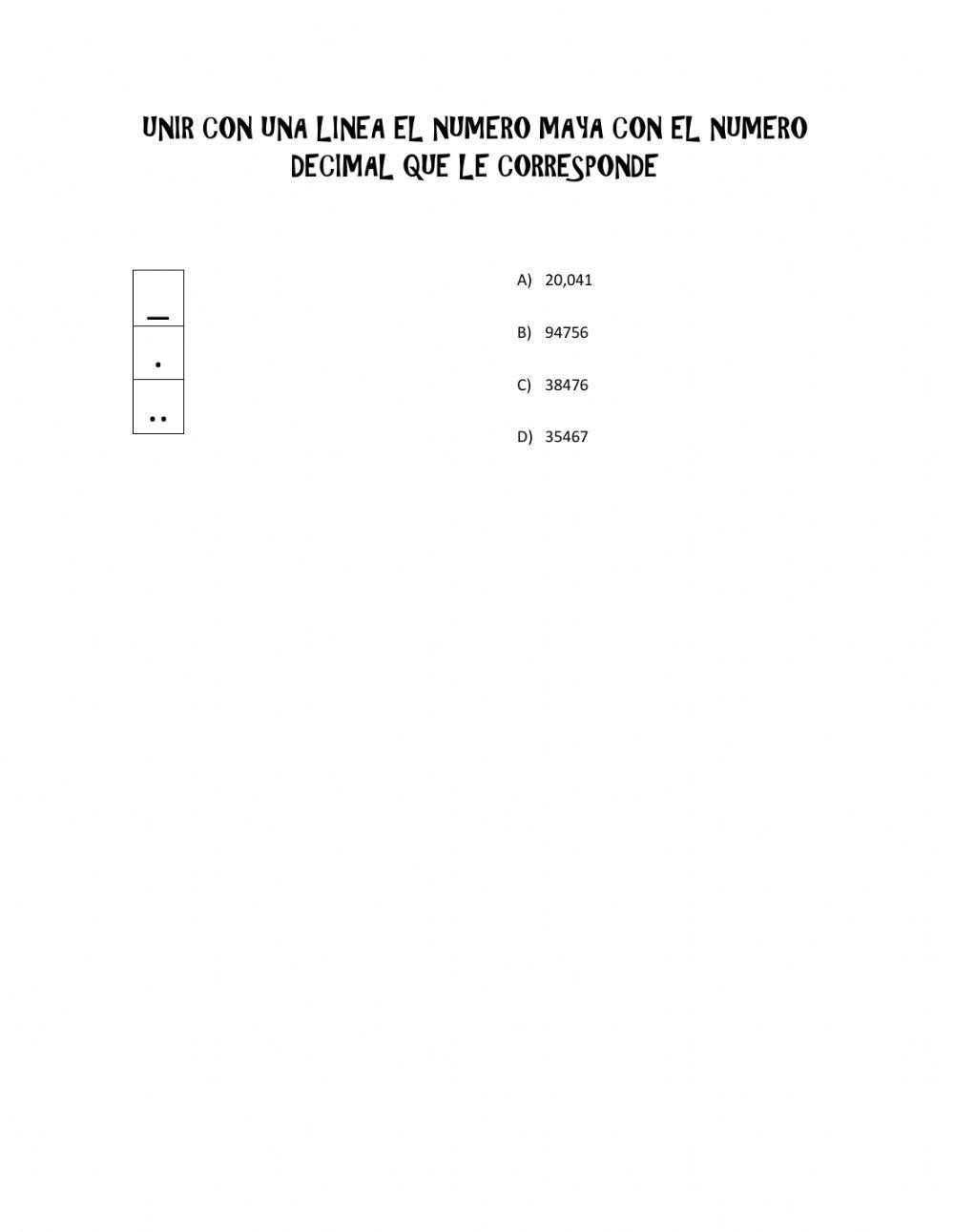 mAYA worksheet | Live Worksheets