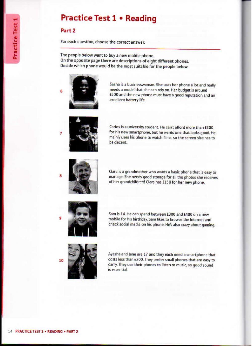 PET- Reading part 1 and 2 5636994 | Awesome_helen